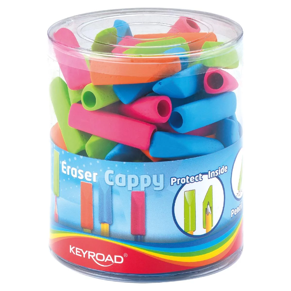 KEYROAD ERASER CAPPY TOP DRUM KR970999 — Gharafa Stationery